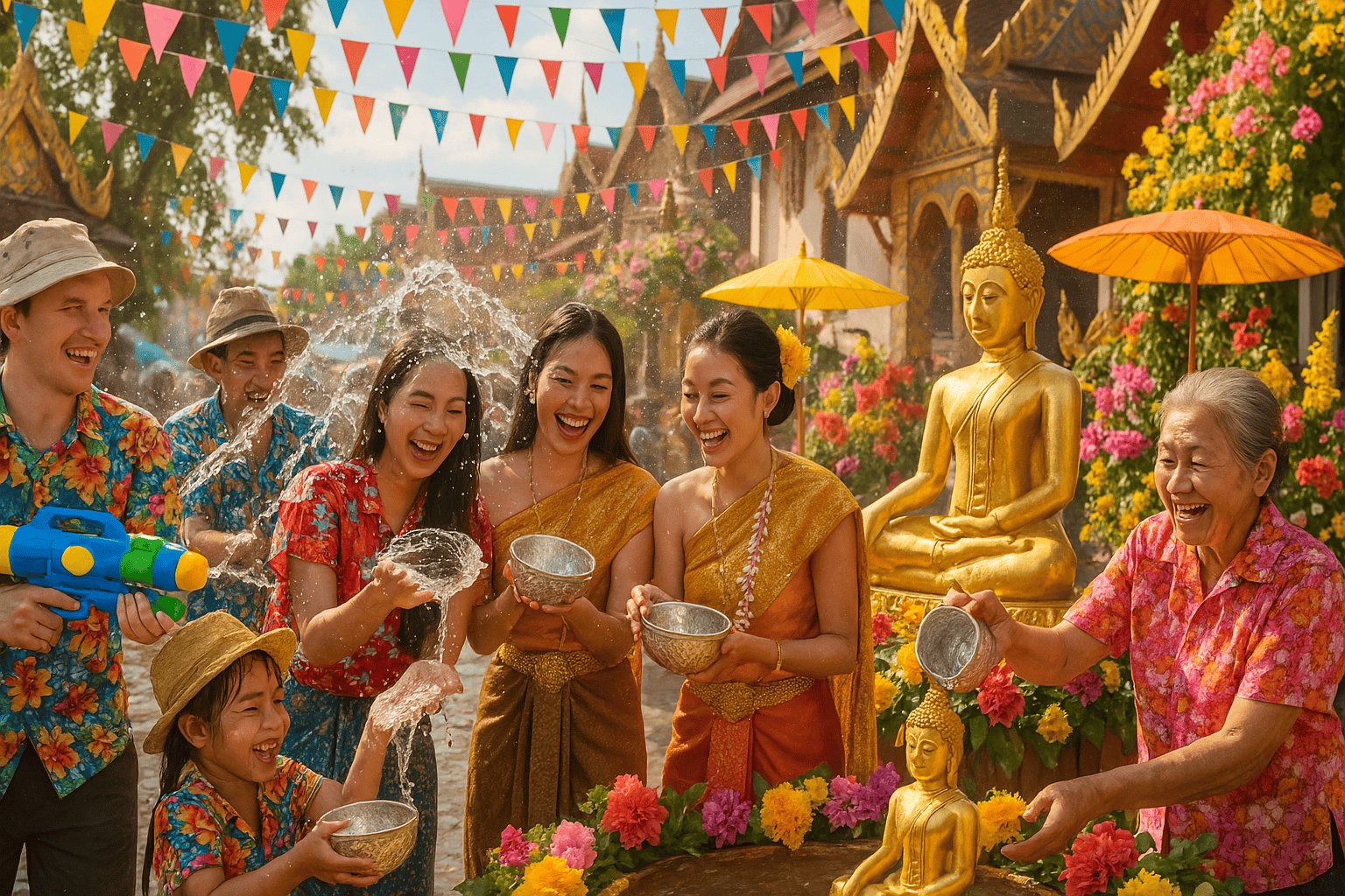 Les fêtes du Songkran en Thaïlande. Des festivités connues mondialement ...